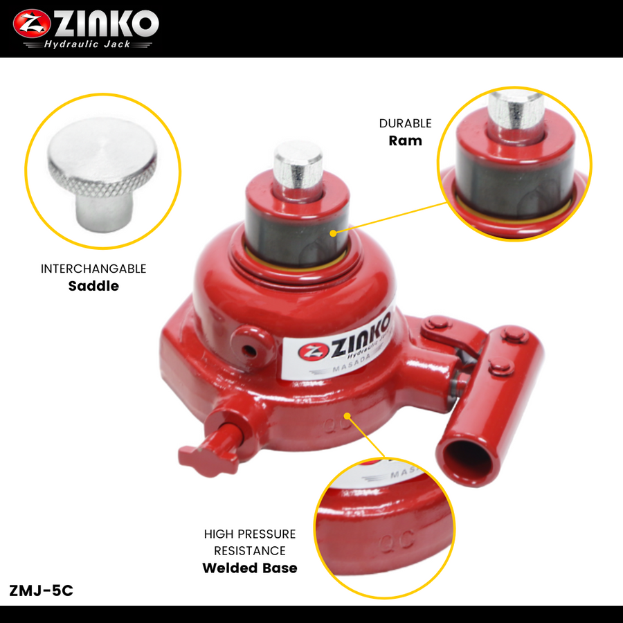 COMPACT MINI JACK - 5 TON MODEL: ZMJ-5C – Zinko Hydraulic Jack